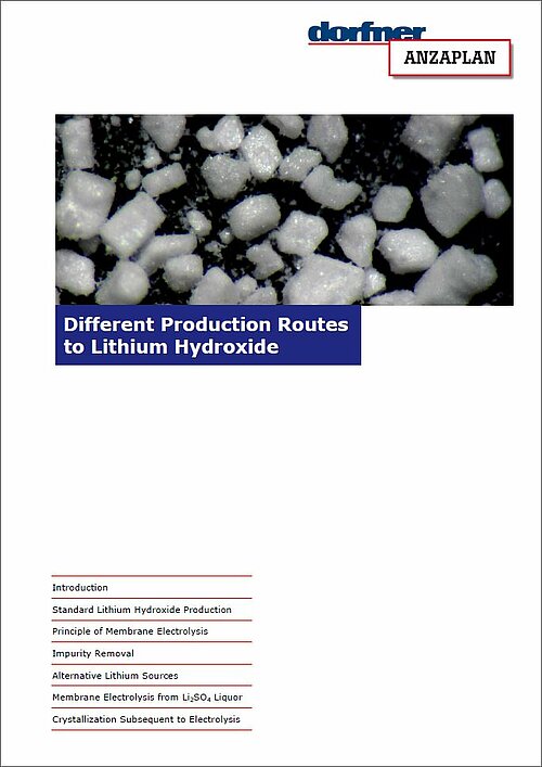 New Lithium White Paper on “Different Production Routes to Lithium ...